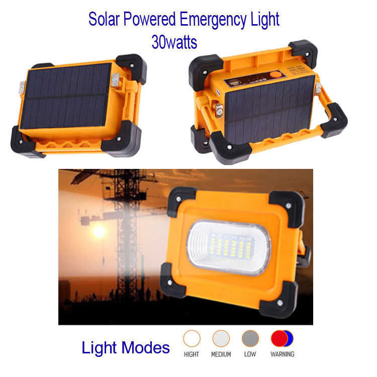 New Portable Multi-Function Solar Charging Spotlight, Emergency Light ...