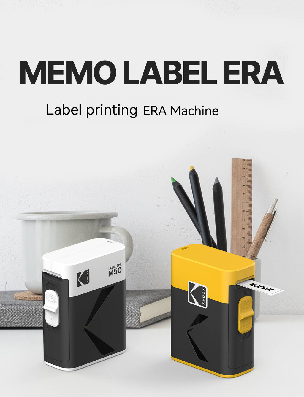 KODAK LabelEra Handheld Portable Bluetooth Sticker Label Printer ...