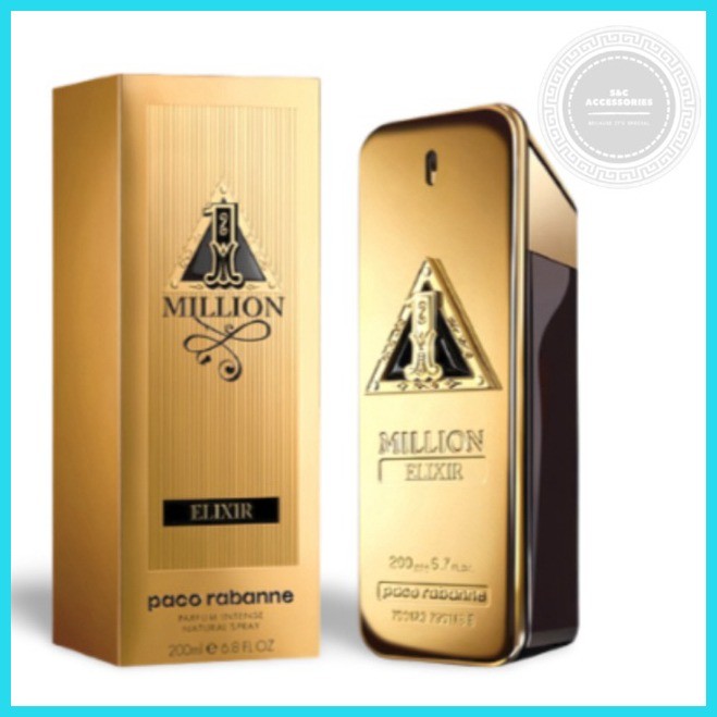 1 Million Elixir by Paco Rabanne 100ml Woody Vanilla Perfume for Men ...