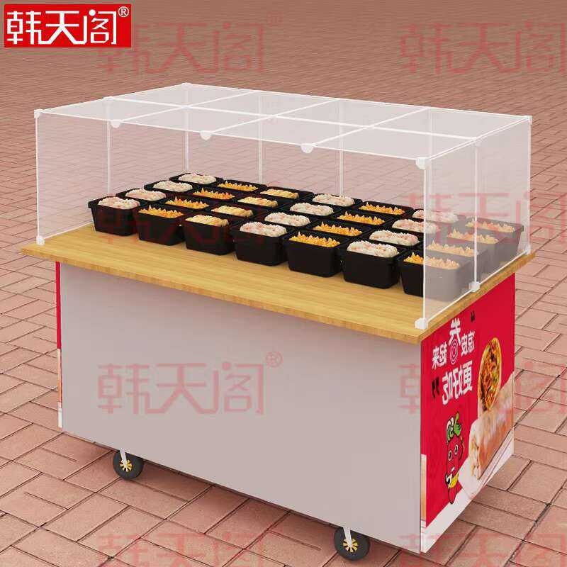 Stall Tabletop Enclosure with Top on Three Sides 71 Food Windproof ...