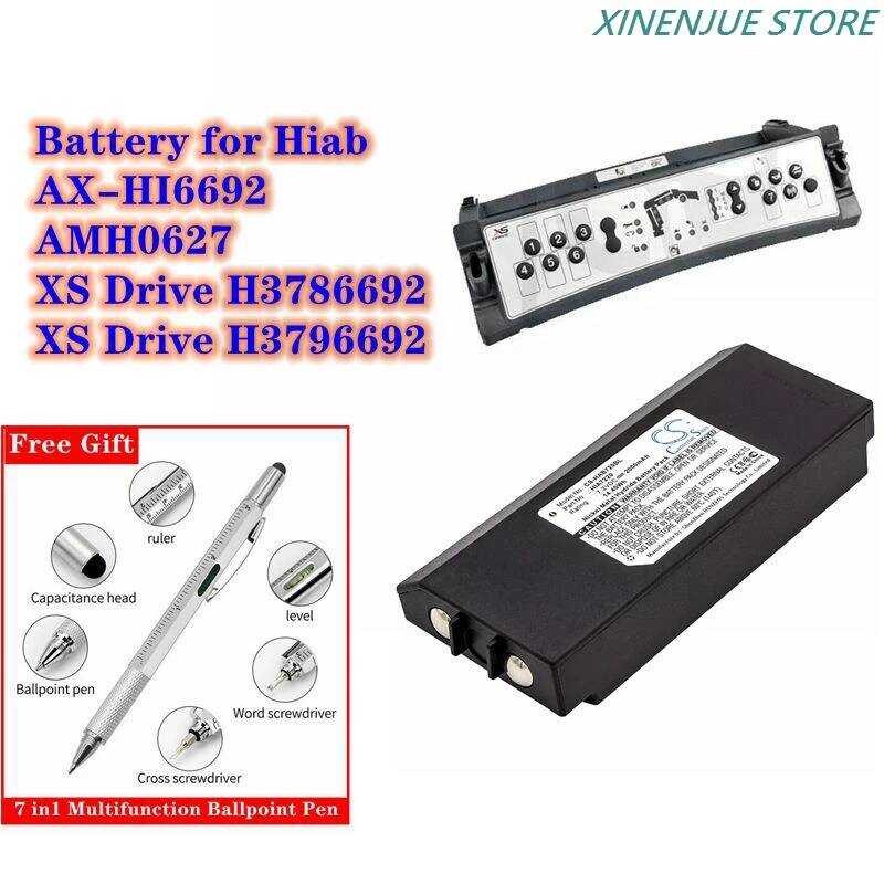Crane Remote Control Battery 7.2V/2000mAh HIA7220 for Hiab AMH0627,AX ...