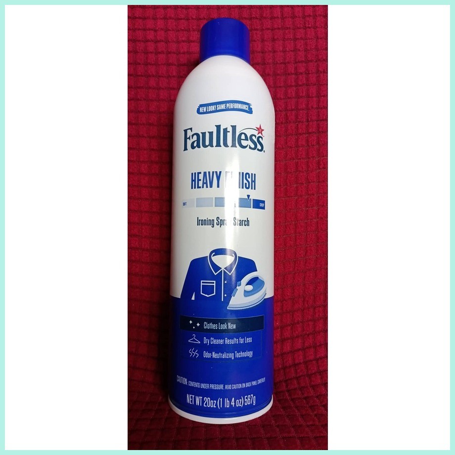 Faultless Ironing Spray Starch Heavy Finish (567 g) | Shopee Philippines