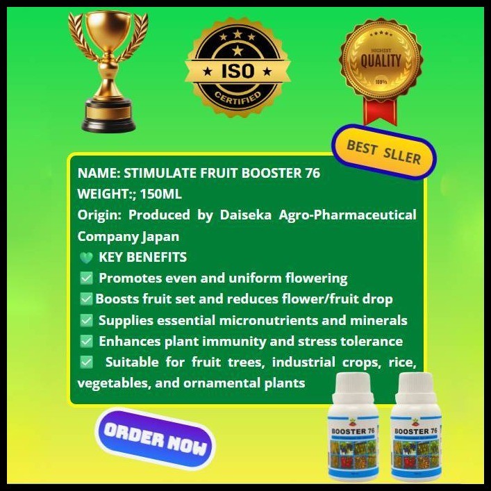 STIMULATE FRUIT BOOSTER 76 150ml Organic Flowering & Fruiting Enhancer ...