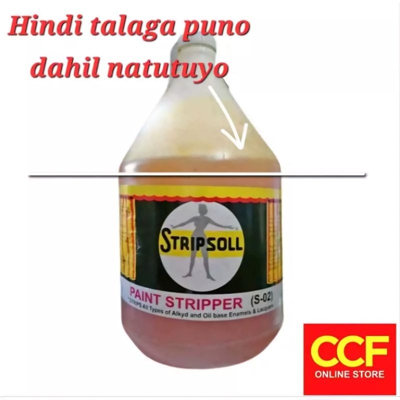 Stripsol Paint Stripper and Paint Remover 1 Gallon NOT FULL ( Maximum 2 ...