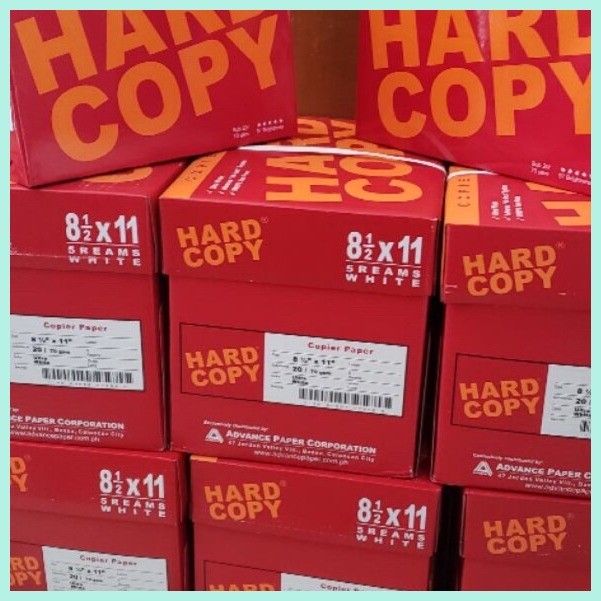 A4 Bond Paper Hard Copy - 1 Ream (70gsm, 500 Sheets): Short, Letter ...
