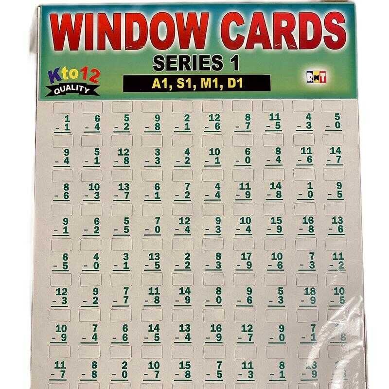 Window Cards Series 1 (A1 S1 M1 D1) 6月-x238 | Shopee Philippines