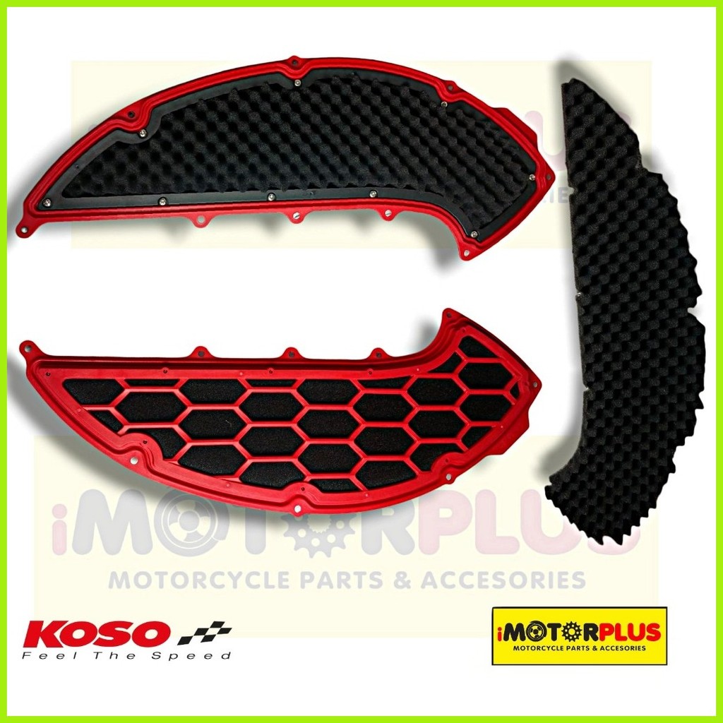 KOSO HURRICANE MULTI-AIR FILTER NMAX V2/AEROX V2 | Shopee Philippines