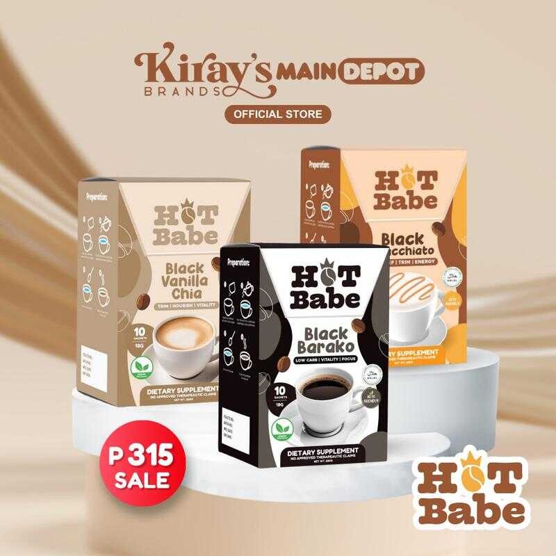 Hot Babe Premium Macchiato, Vanila, Barako Coffee Beverage Drink FDA ...