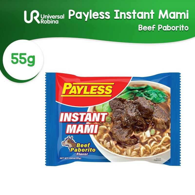 Payless Instant Mami Beef Paborito (55G) 3 | Shopee Philippines