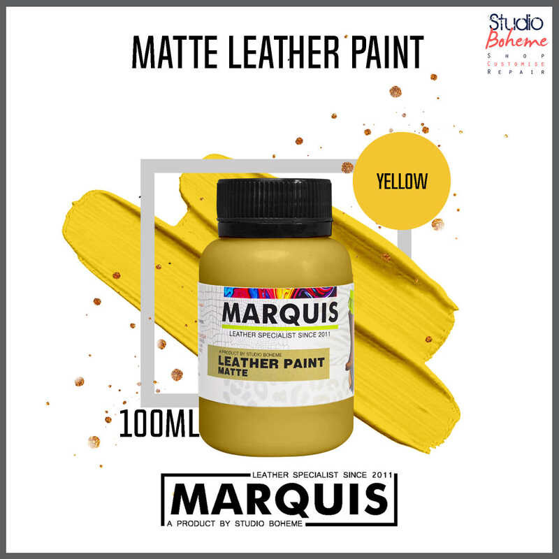 Yellow Leather Paint MARQUIS LEATHER CARE 373 | Shopee Philippines