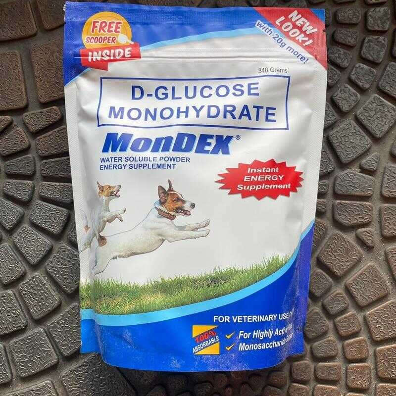 43D Mondex Dextrose Powder For Adult Pets: Energy Supplement Active ...