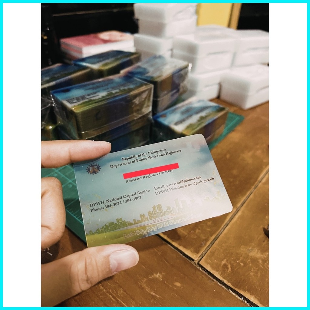 Transparent Frosted Clear Calling Card | Shopee Philippines