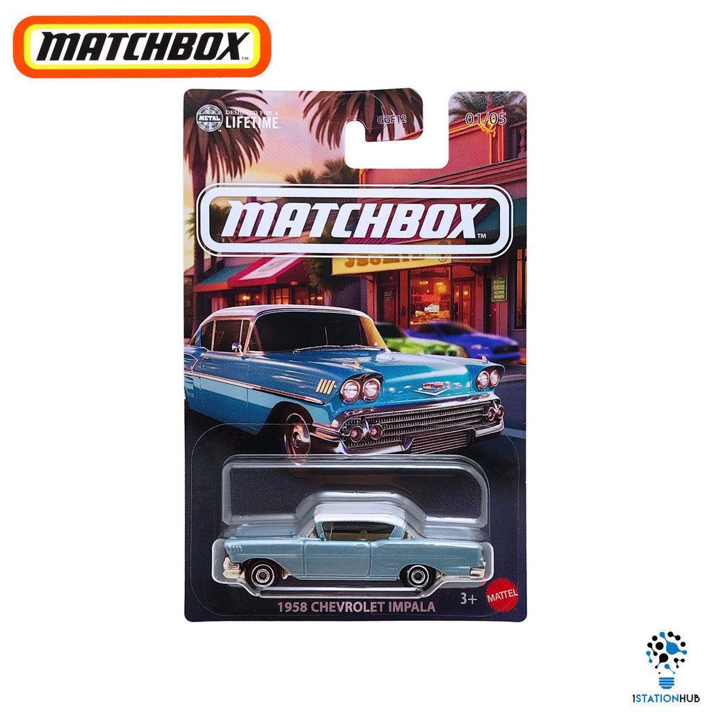 Matchbox 1958 Chevrolet Impala Classic Car Diecast 1:64 Toy Car Boy ...