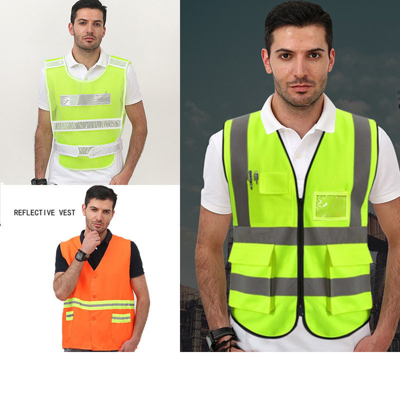 Adult High Visibility Reflective Safety Vest Warning Reflectorized Vest ...
