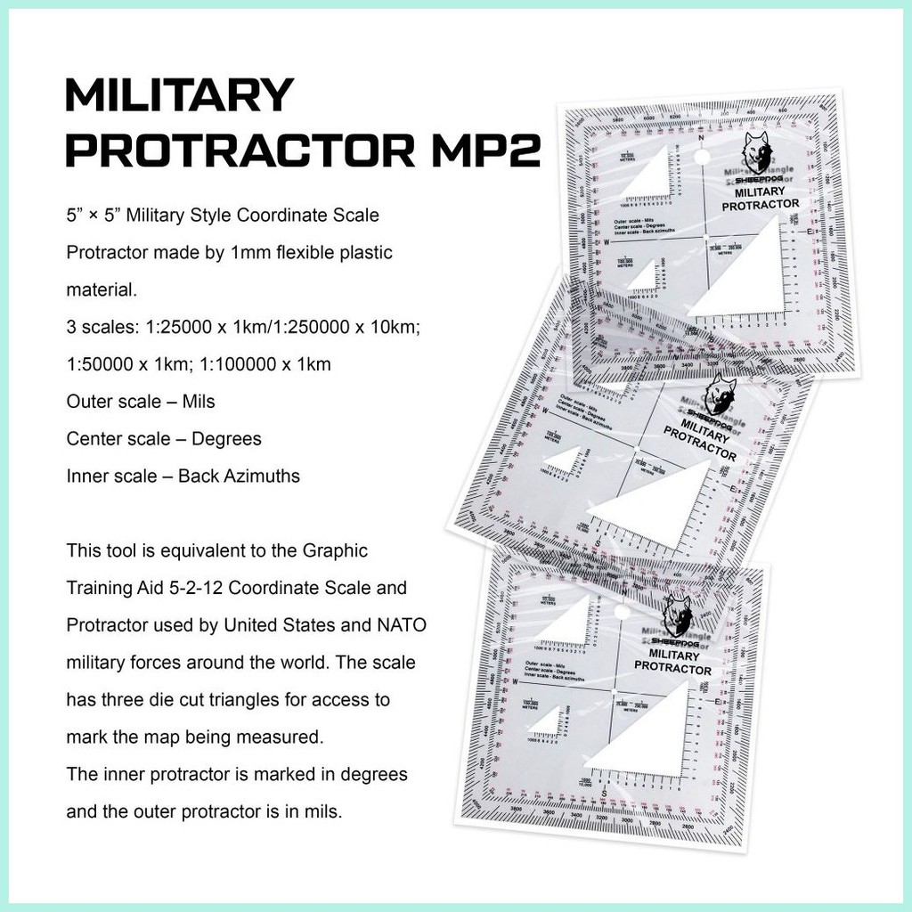 MILITARY PROTRACTOR MAP READING | Shopee Philippines