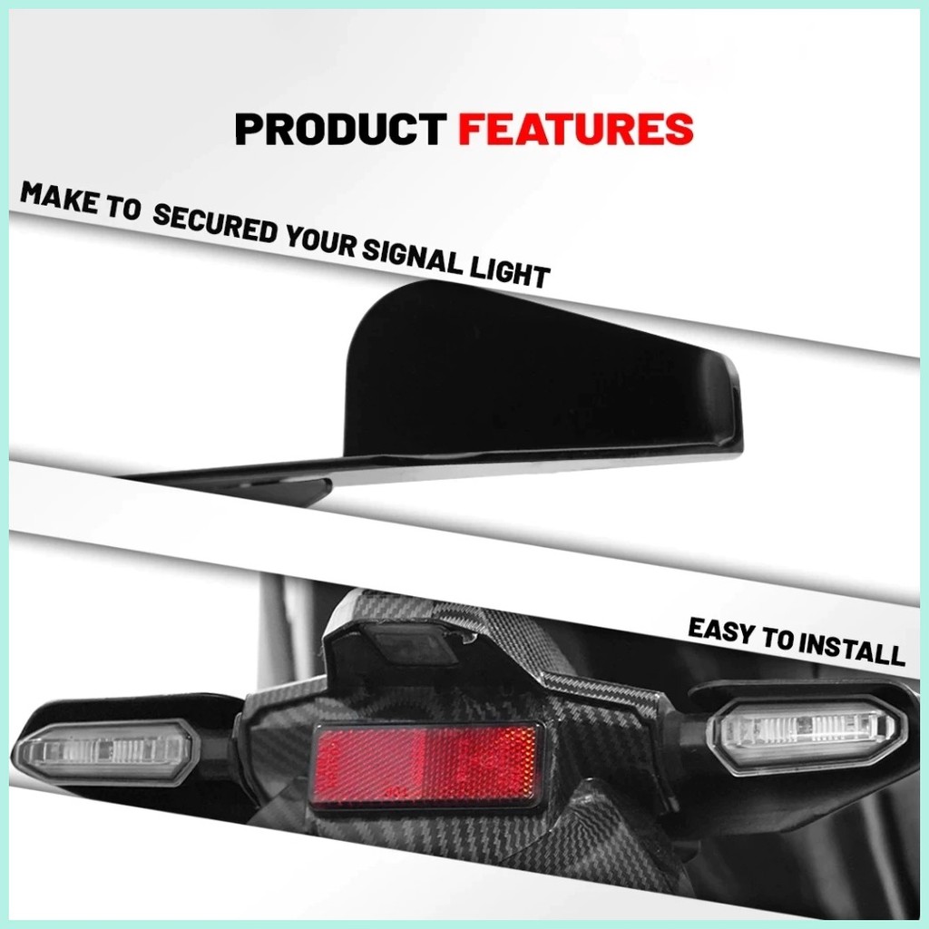 Alloy Signal Light Protector Cover Honda Click V1 V2 V3 Guard Include ...