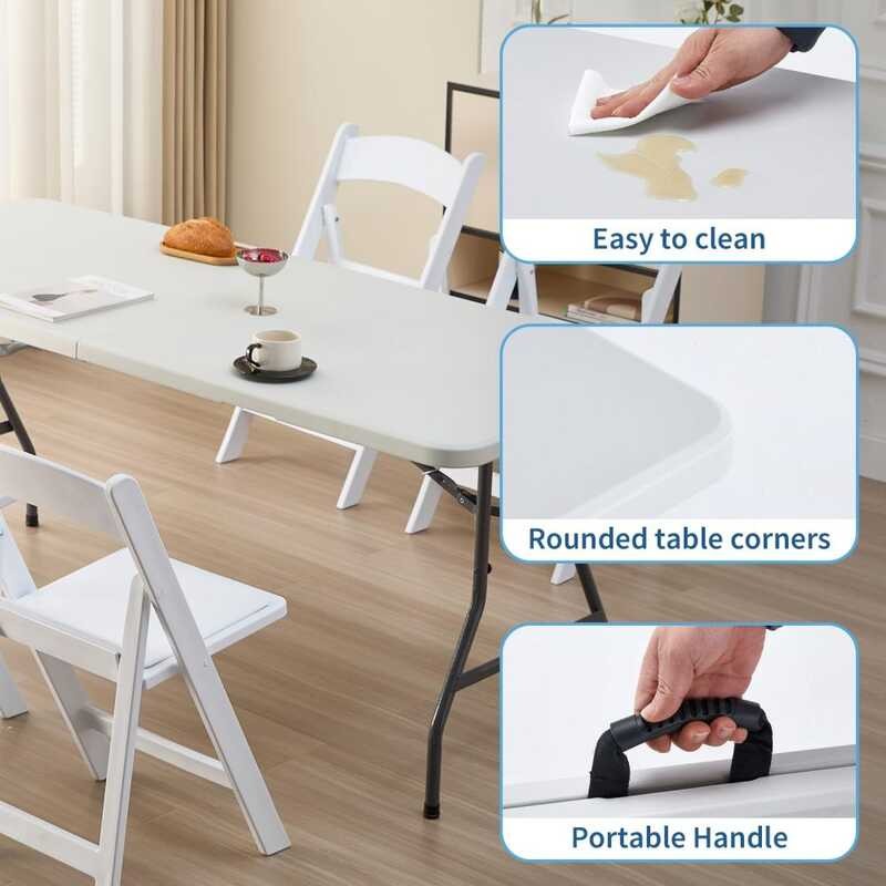 Foldable Table Banquet Table Event / Catering / Hall / Buffet Folding ...