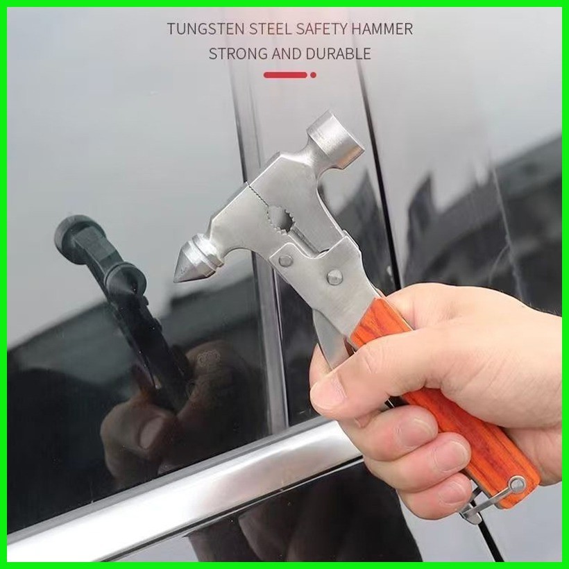 Stainless Steel Life Hammer Car Broken Window Hammer Axe Head Hammer ...