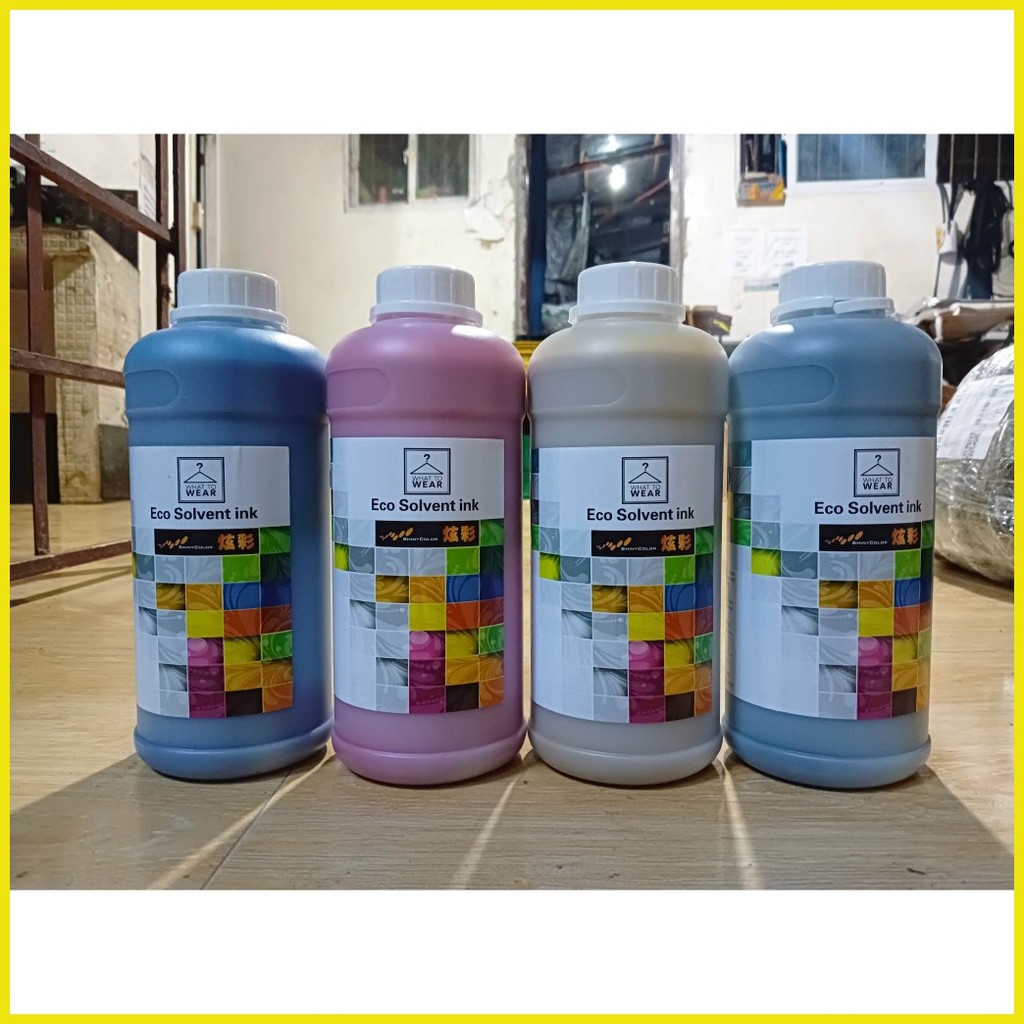 1 LITER ECO SOLVENT INK (CMYK) DX11|DX7|DX5 - ODORLESS - HIGH QUALITY ...