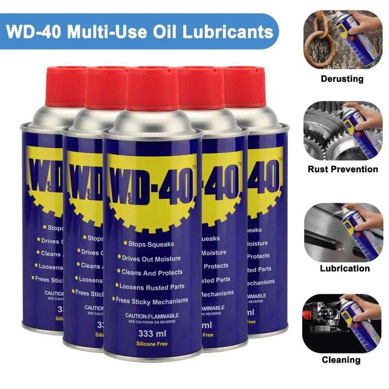 5Pcs Wd-40 Multi-Use Oil 11.2Oz / 333Ml Rust Remover Penetrating OIL ...
