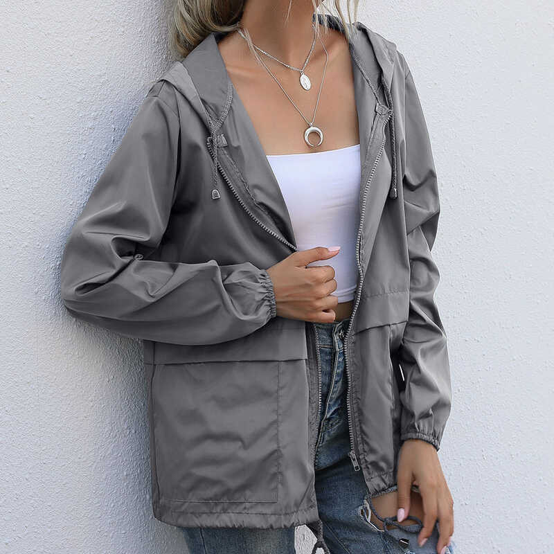 Tt Raincoat Women Lightweight Waterproof Rain Jackets Packable Outdoor ...
