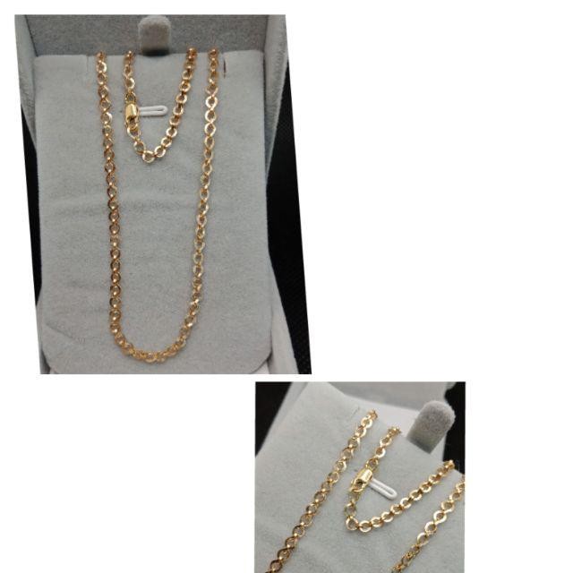 10K GOLDFILLED BARBADA CHAIN | Shopee Philippines