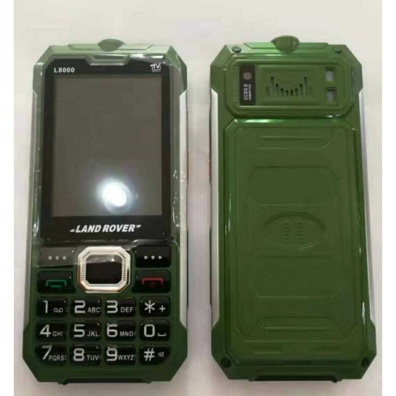 L8000 Lan Rover Heavy Duty Army Phone With FM Radio Powerbank ...