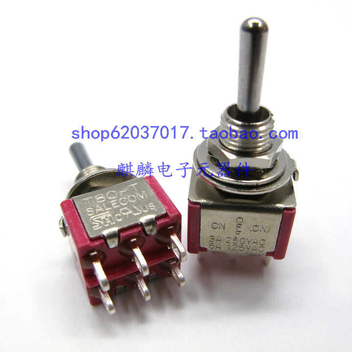 Taiwan SALECOM SH T80-T 6-Pin 3-Position Single Side Self-Resetting ...