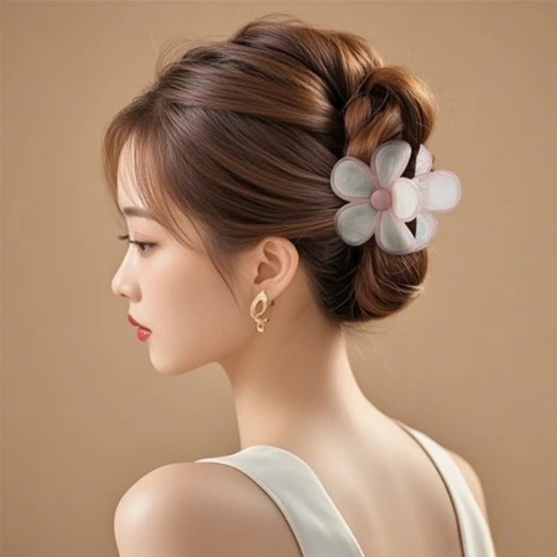 Hawaiian Plumeria Flower Hairpin Grips Clips Fashion New Flower Hair ...