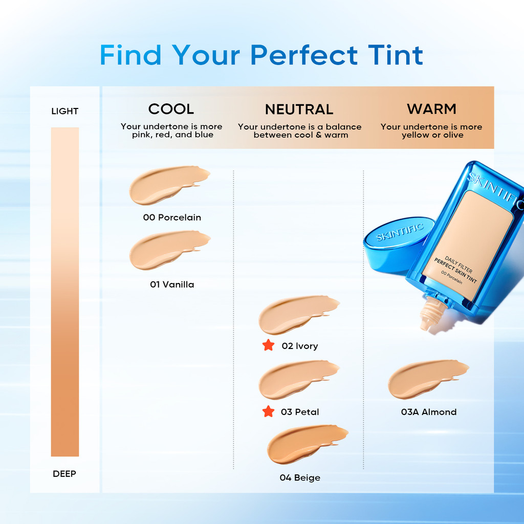 [NEW LAUNCH] SKINTIFIC Daily Filter Perfect Skin Tint Moisturizer for ...