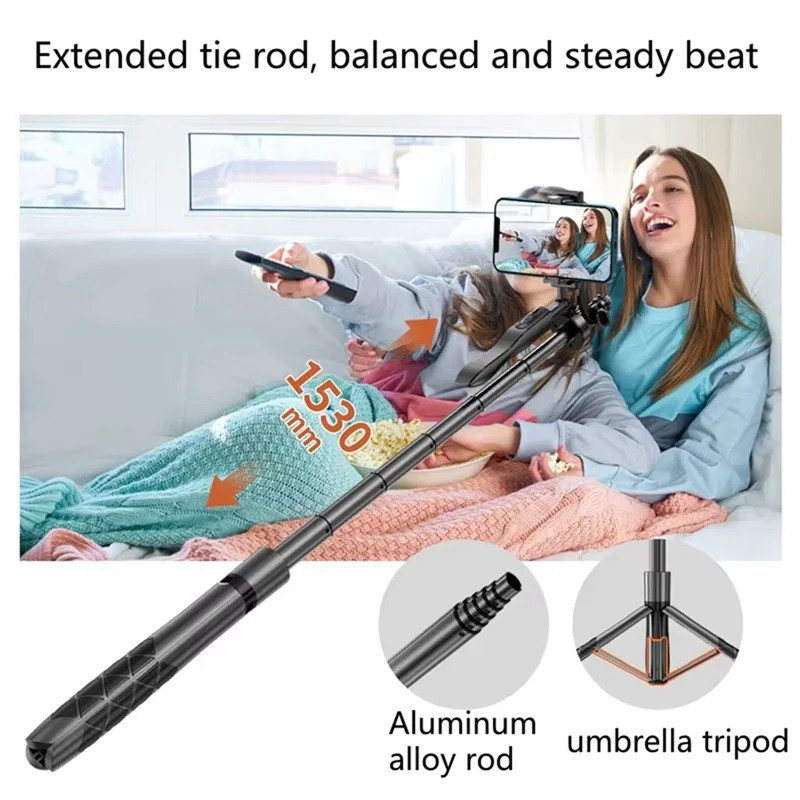 New L16 Wireless Mobile Phone Selfie Stick Tripod Stand Foldable ...