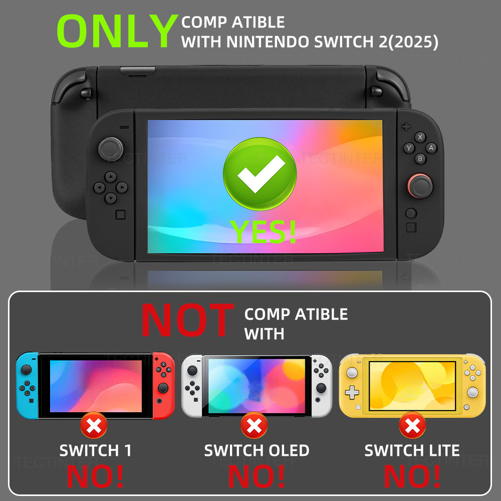 Full Cover Silicone Case For Nintendo Switch 2 Joycon Controller Split ...
