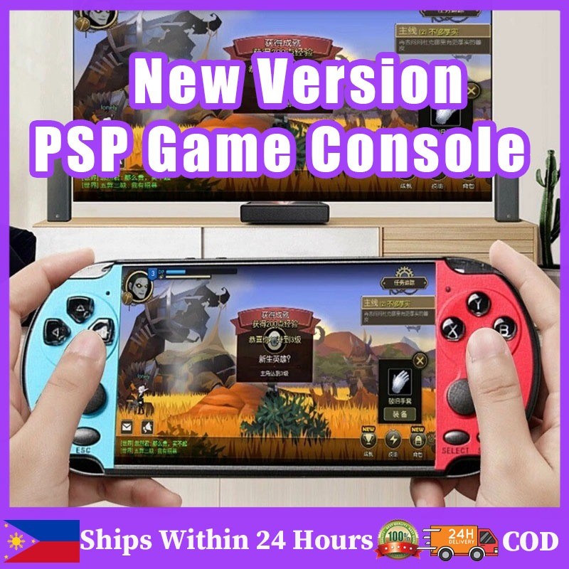 New Version X7 Handheld Gaming Console with NES Retro Game Support Dual ...