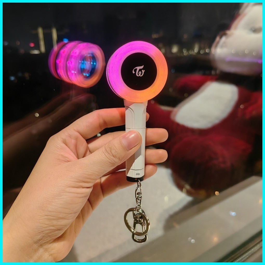 Kpop Idol TWICE Mini Lightstick Keyring CANDYBONG Z Glow Stick ...