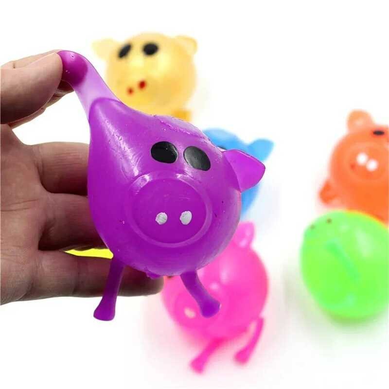 Xj 2Pcs Jello Pig Cute Anti Stress Fidget Splat Water Vent Toy Venting ...