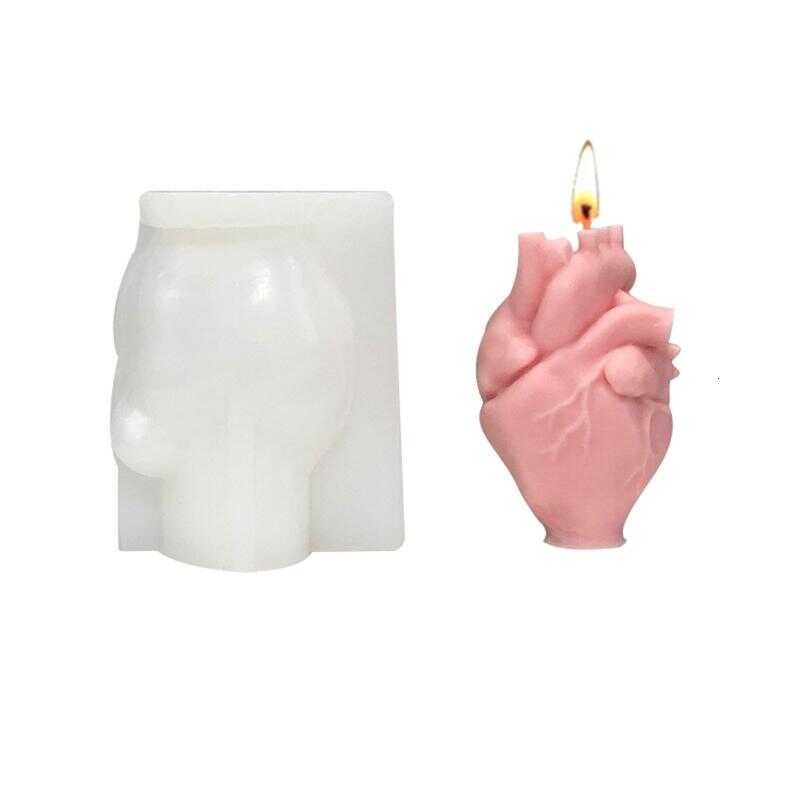 Tt 【Ready Stock】 Three-Dimensional Heart Silicone Diy Aromatherapy ...