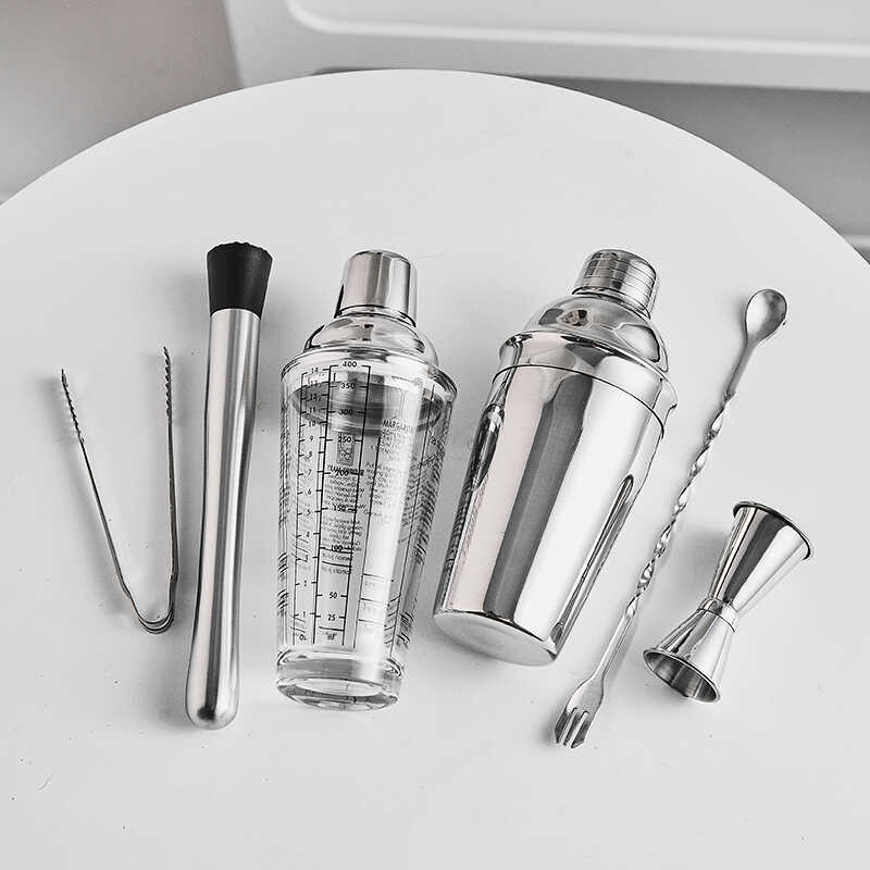 304 Stainless Steel Cup Tempered Glass Hand-Shaken Lemon Fruit Juice ...