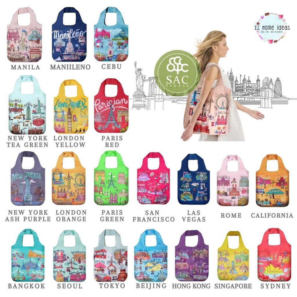 Aquazorb Store's SAC People Reusable Bags / Shopping Bag / Grocery Bag ...