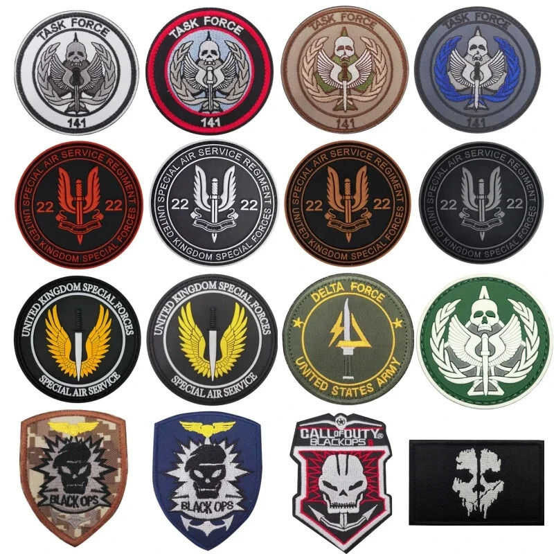 Tt -A141 COD Call Of Duty Embroidered Patches Ghost SHD Black Ops M.e ...
