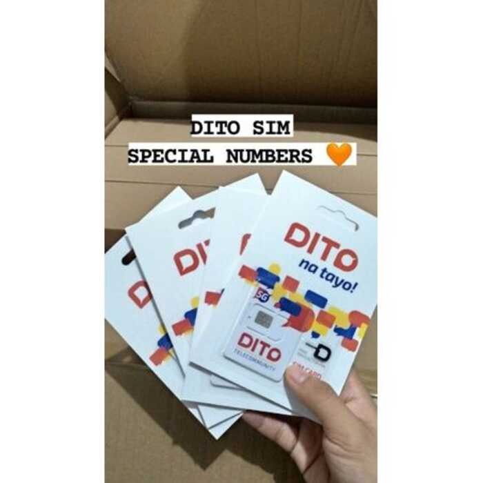 4) SPECIAL No. DITO SIM Batch 4 (Easy To Memorize Numbers) | Shopee ...
