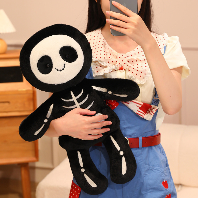 Halloween Skeleton Mummy Plush Toys Cute Stuffed Spooky Doll Soft ...