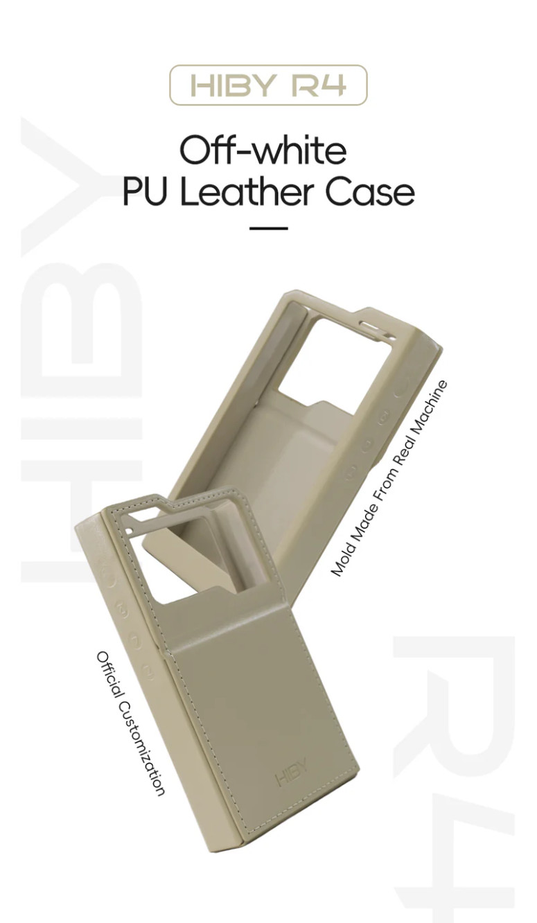 HiBy R4, PU Leather Case: Official Customization Seamless Fit Casing ...