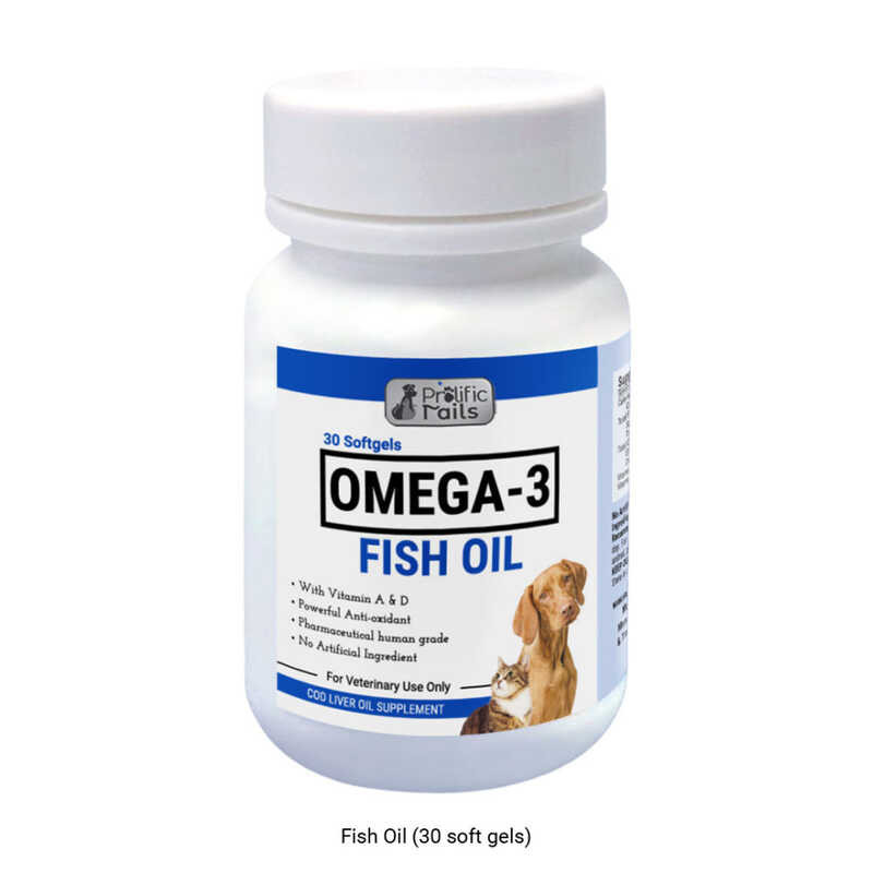 Omega 3- K9 Fish Oil 30 Soft Gels Pure Deep Sea Supplements For Dogs ...