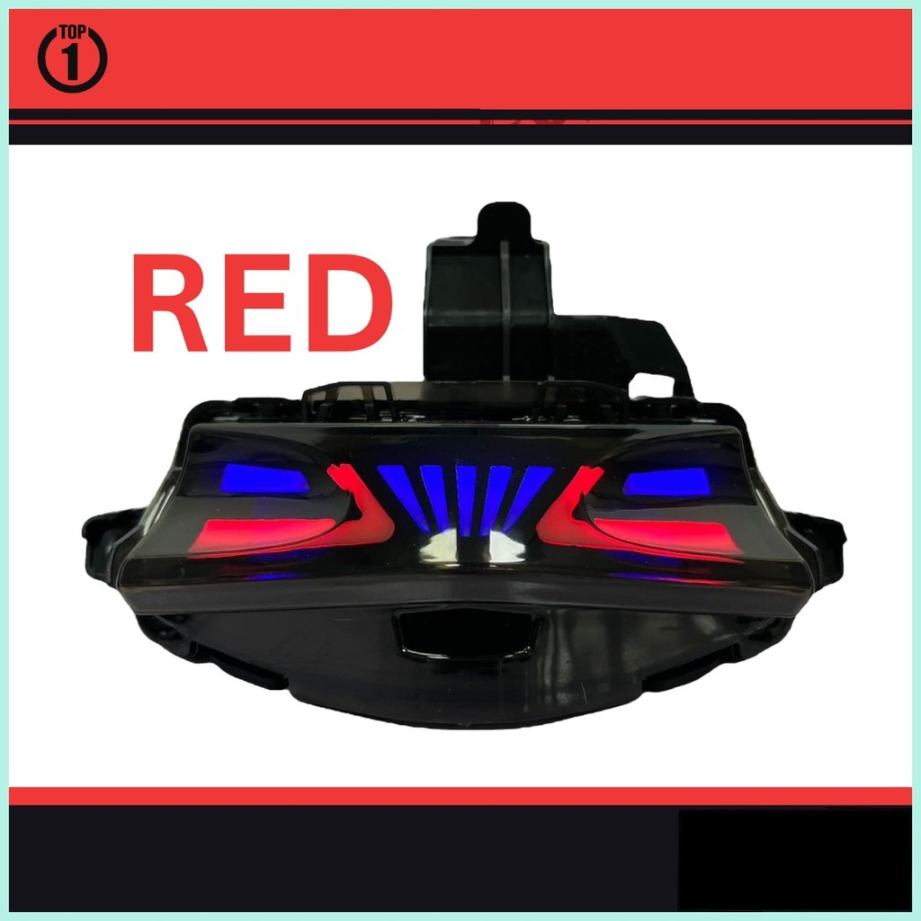 TOP1 Tail Light Assy Flowing Led/Signal Light/Brake Light for AEROX V1 ...