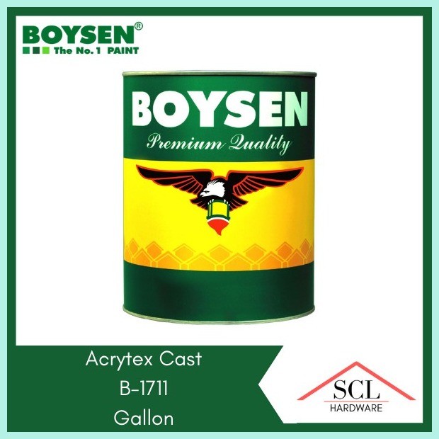BOYSEN Acrytex Gallon (Primer, Reducer, Cast, Clear, Flat, Gloss, Semi ...