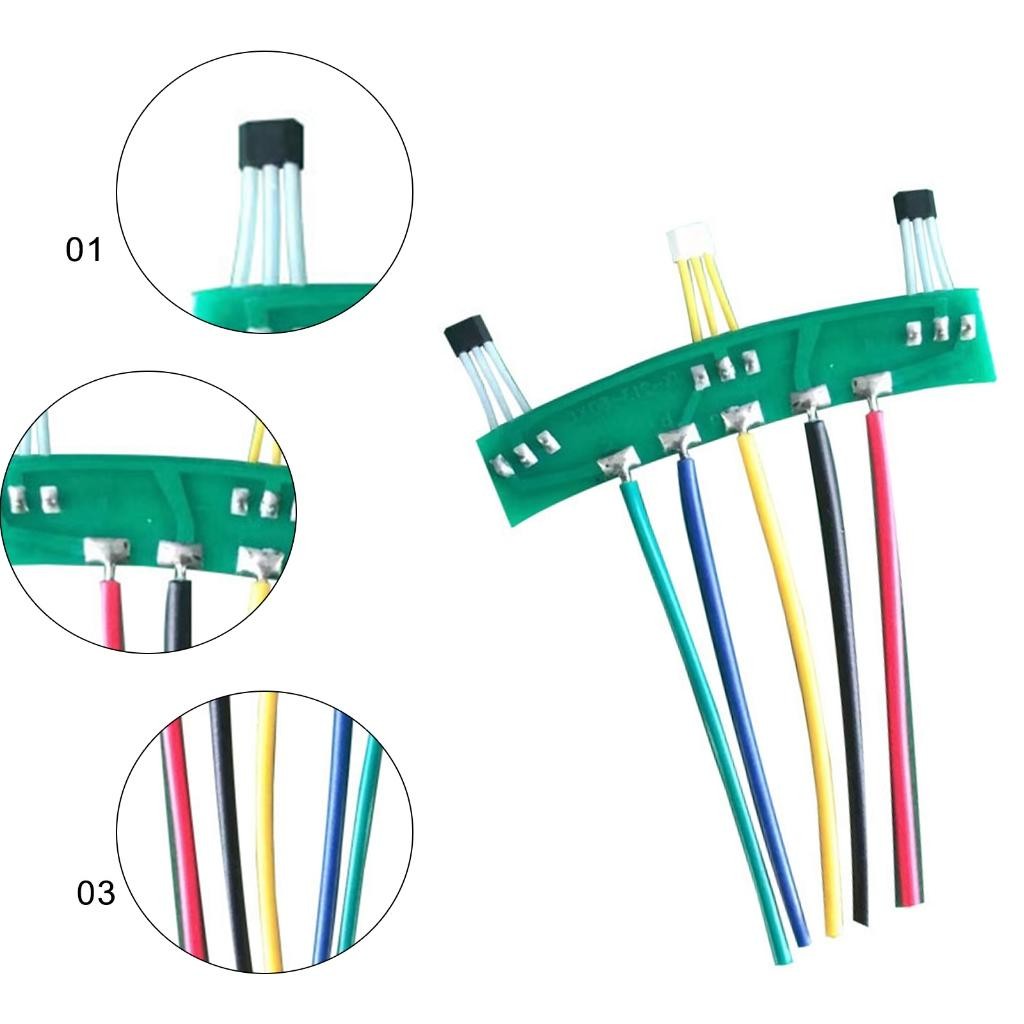 Ebike Differential Motor Hall Sensor with Wire 120 Degrees ...
