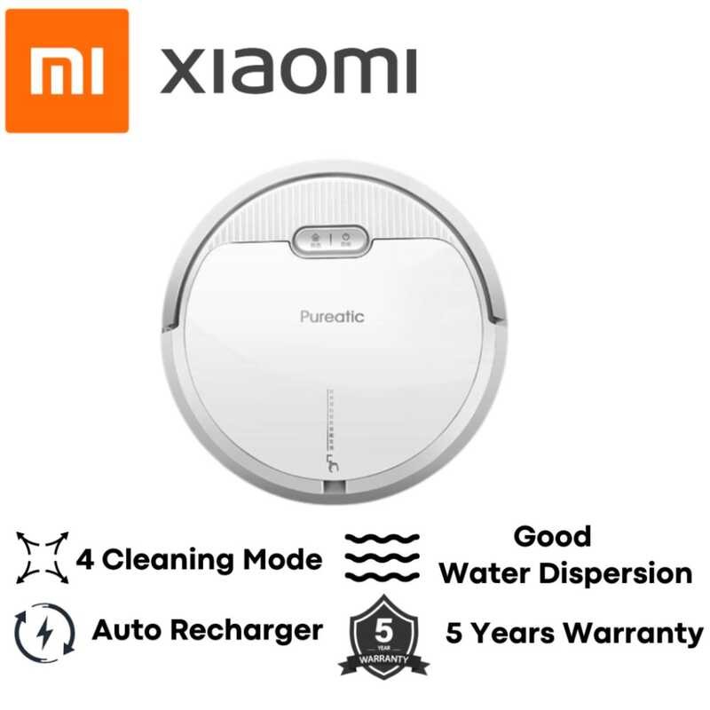 Xiaomi With Mop Fully Automatic Rechargeable Robot In 1 Smart Mopping ...