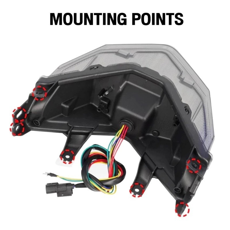 Honda Click 125/150 V2 V3 Motorcycle RGB Tail Light New 2018-2024 ...