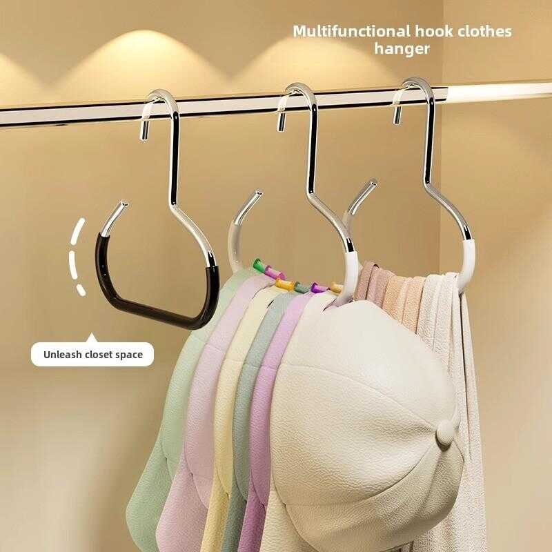 1892 0Ad8 Creative Ring Hanger Anti-Slip Hat Silk Scarf Multi ...