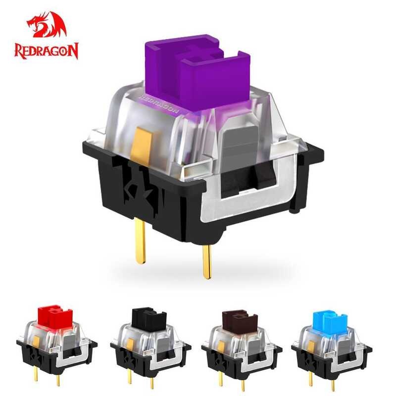 REDRAGON SMD RGB MX Switch 3Pin Clicky Linear Tactile Silent Red Blue ...